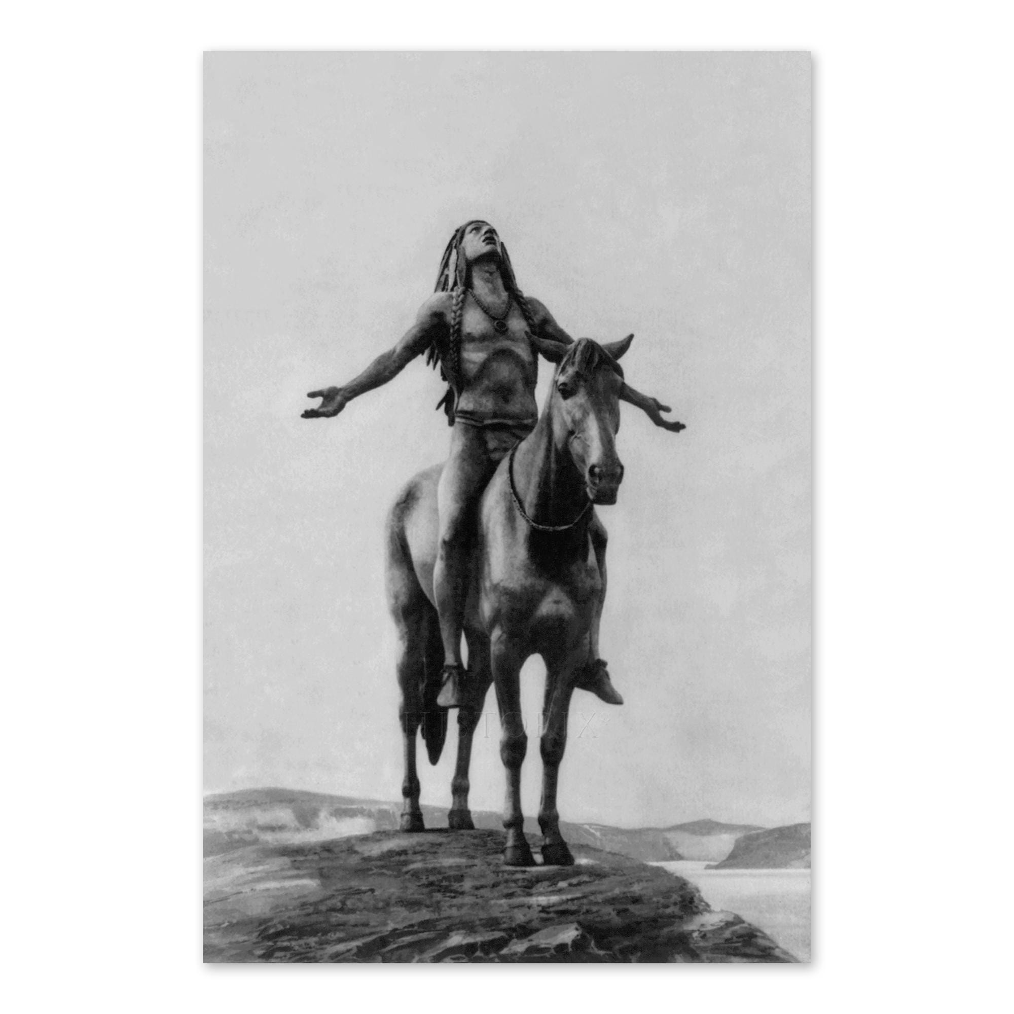 1921 Appeal to the Great Spirit Photo Print - Native Indian on ...