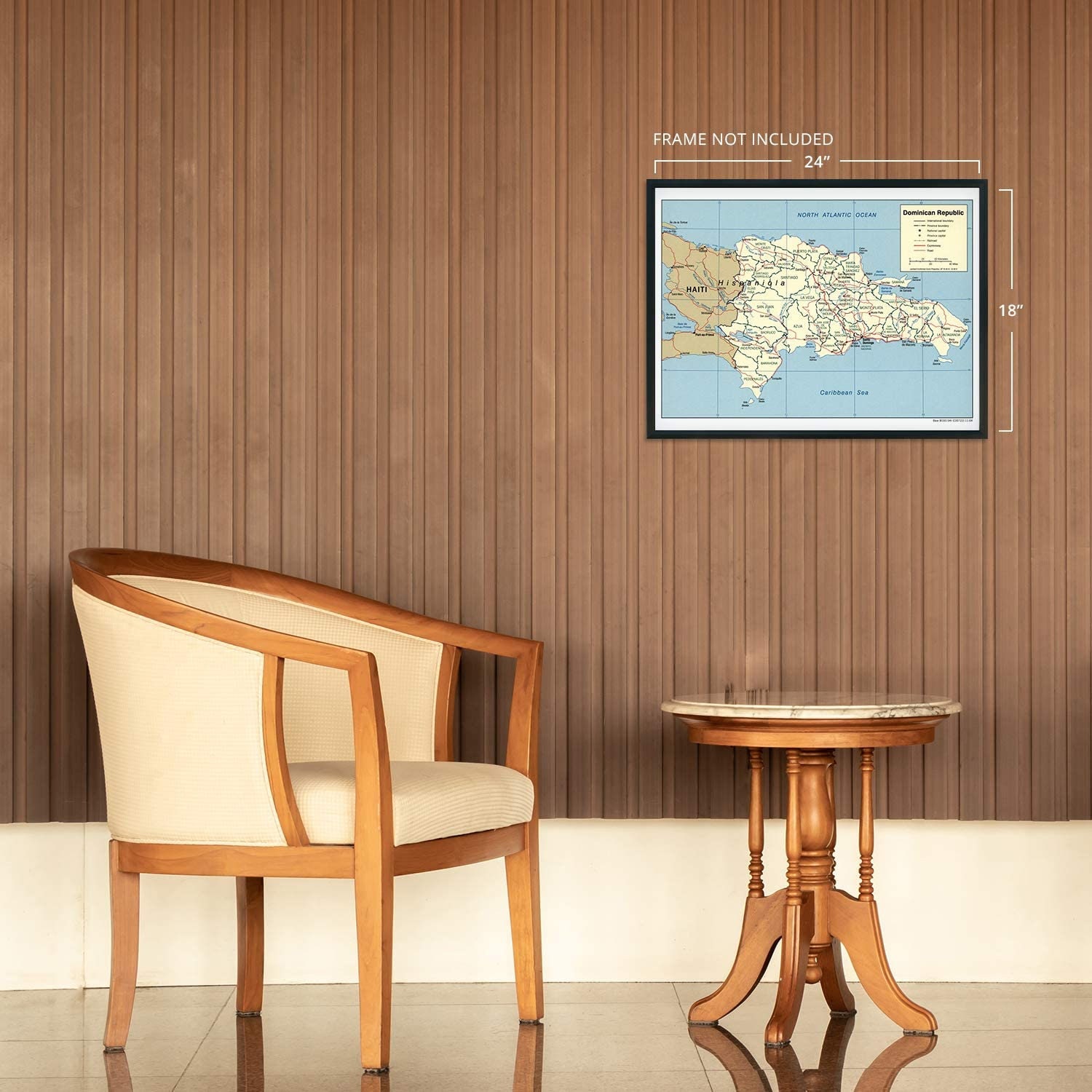 2004 Dominican Republic Map Poster - Dominican Republic Wall Art ...