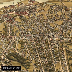 1886 Beverly Massachusetts Map - Old Map of Beverly Essex County ...