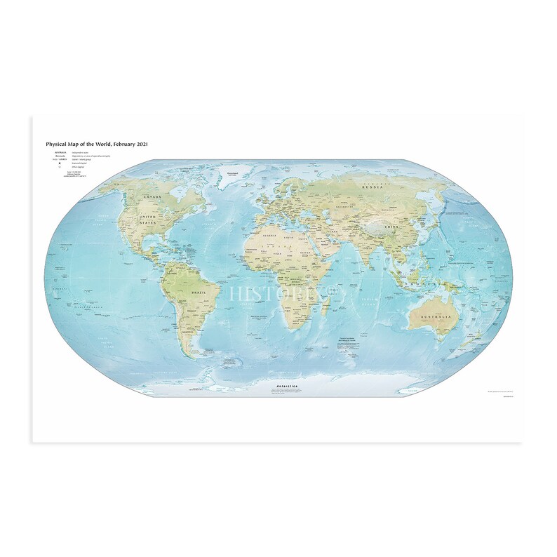 2021 World Map Poster Map of the World Poster World Map - Etsy