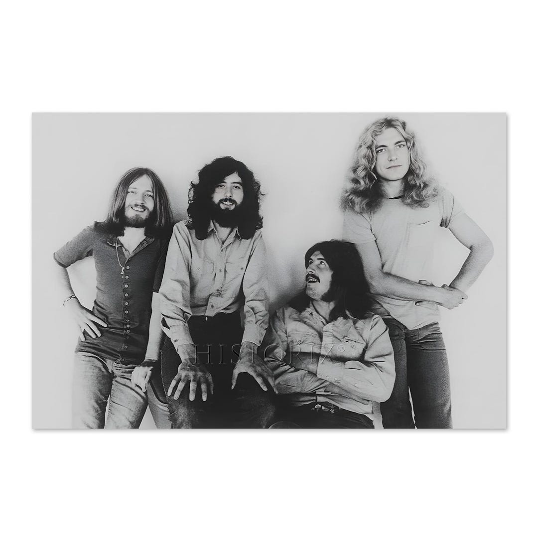 1971 Led Zeppelin Photo Print - Vintage Led Zeppelin Poster Print - Old ...