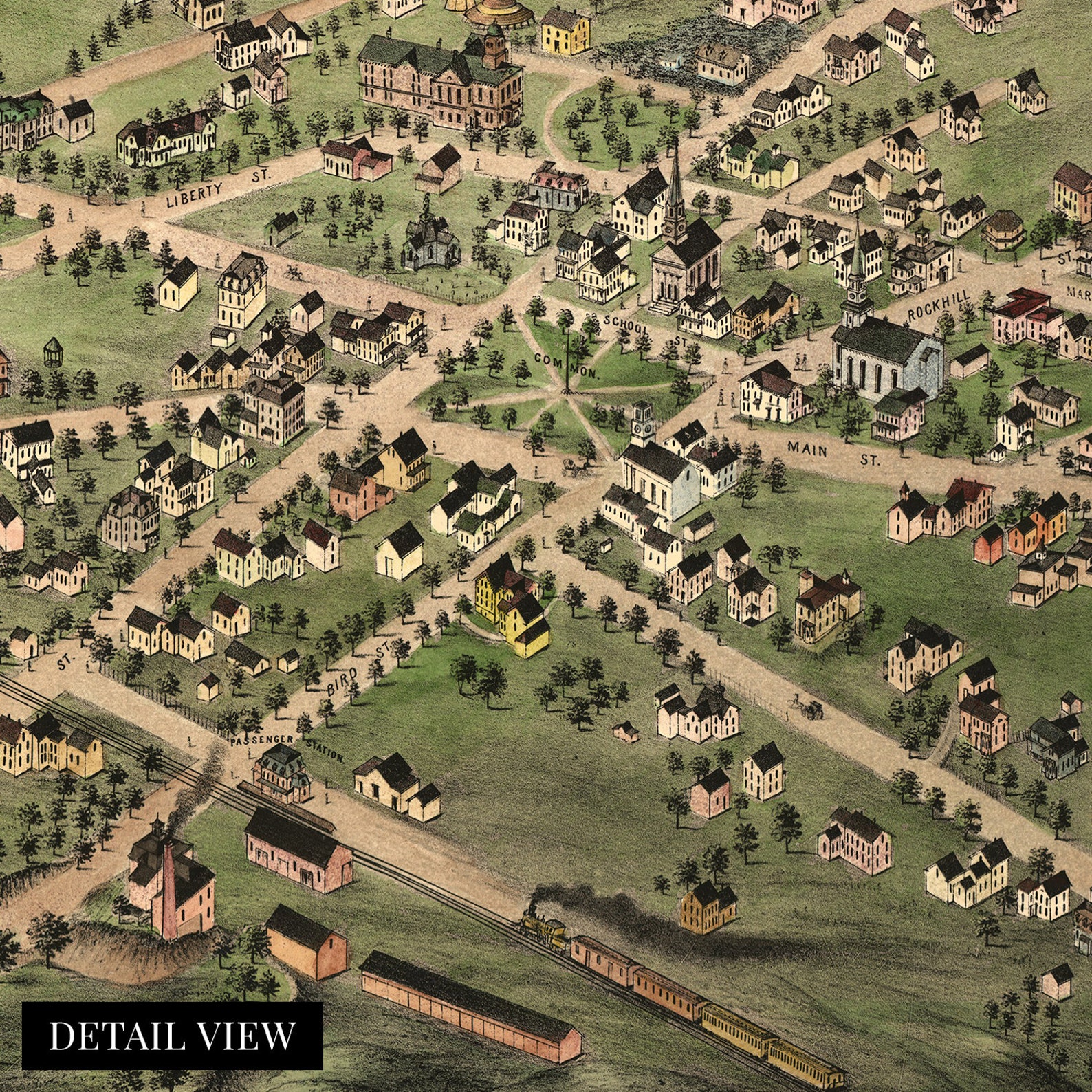 1879 Foxborough Massachusetts Map - Vintage Map of Foxborough Wall Art ...