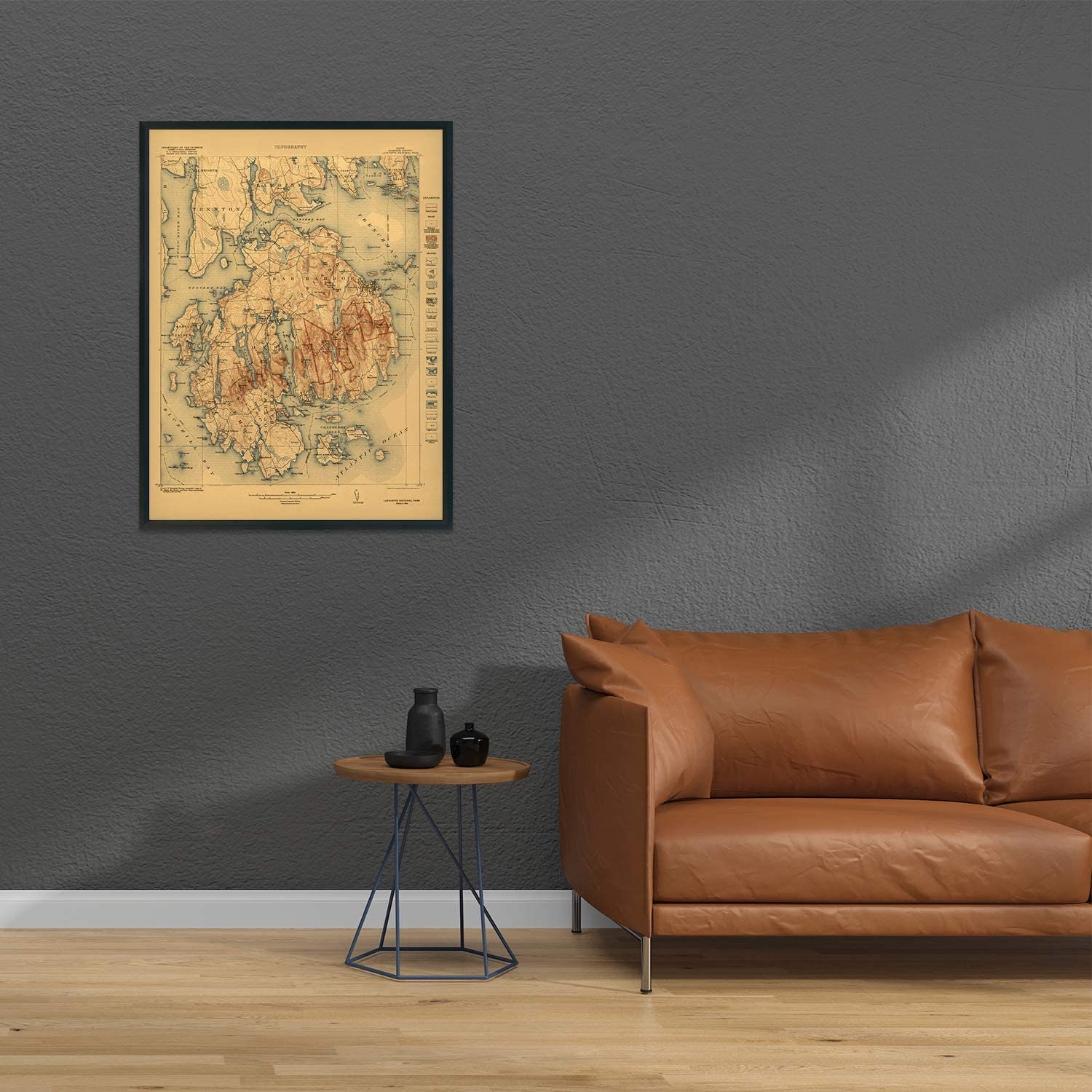 1922 Acadia National Park Map Vintage Map Acadia National - Etsy