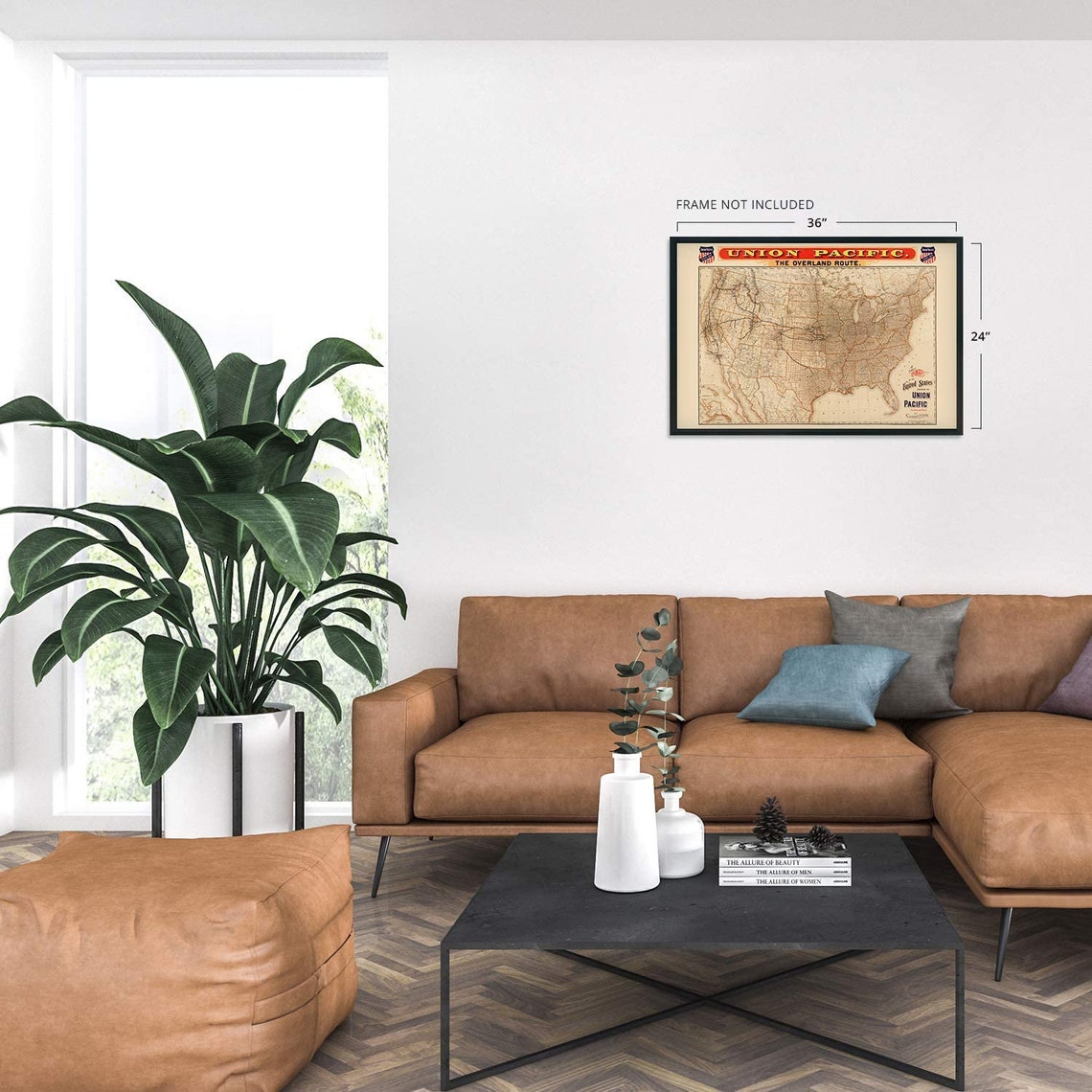 1892 United States Map Vintage Map of United States Wall Art Old Wall ...