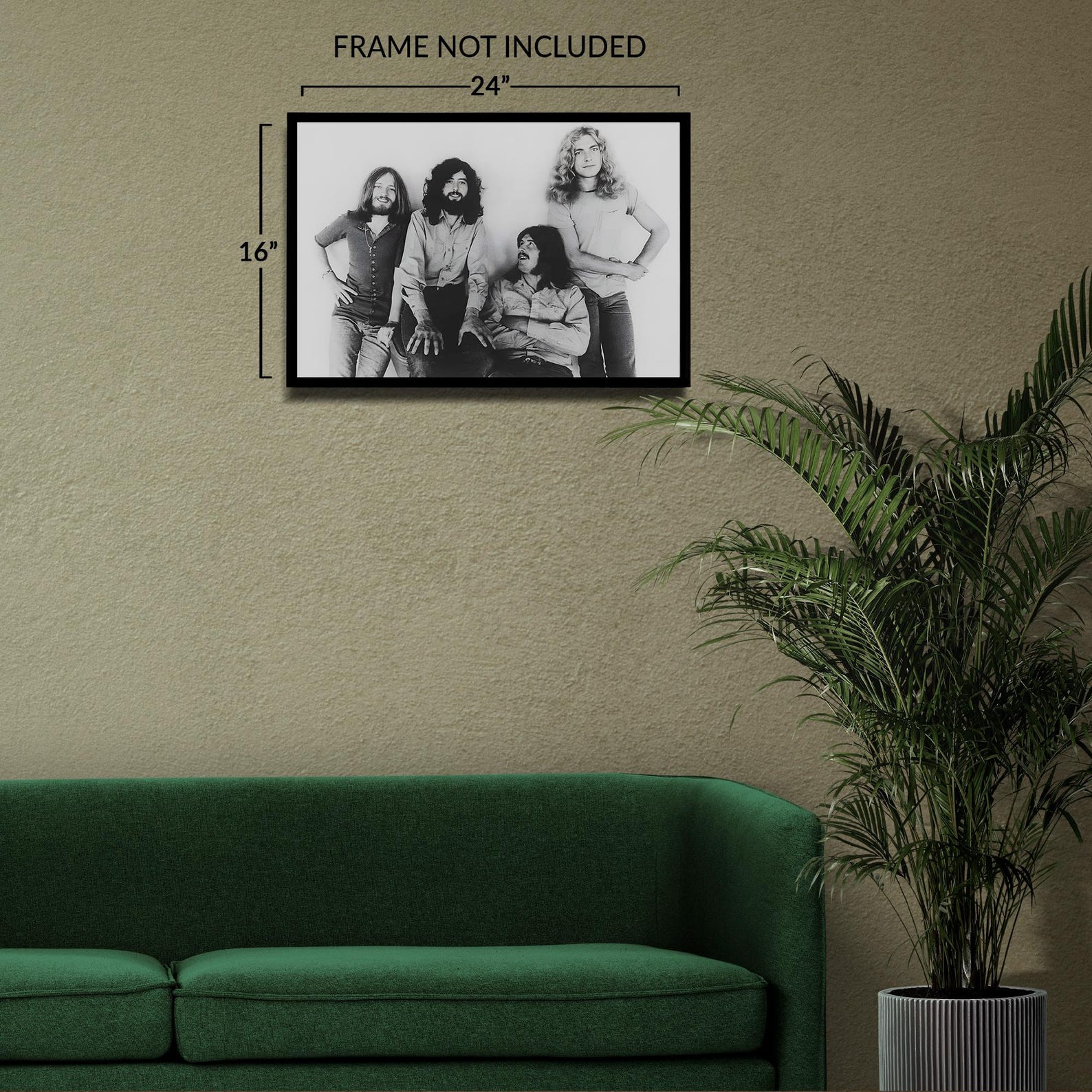 1971 Led Zeppelin Photo Print - Vintage Led Zeppelin Poster Print - Old ...