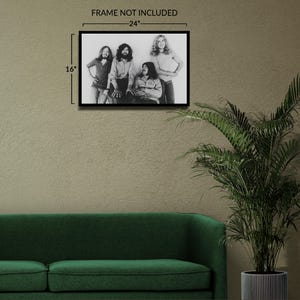 1971 Led Zeppelin Photo Print - Vintage Led Zeppelin Poster Print - Old ...