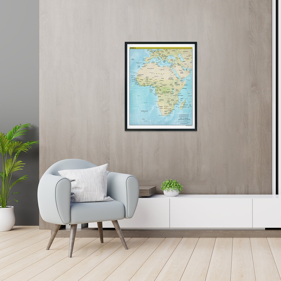 2021 Africa Map Map of Africa Poster Print Africa Wall Map - Etsy