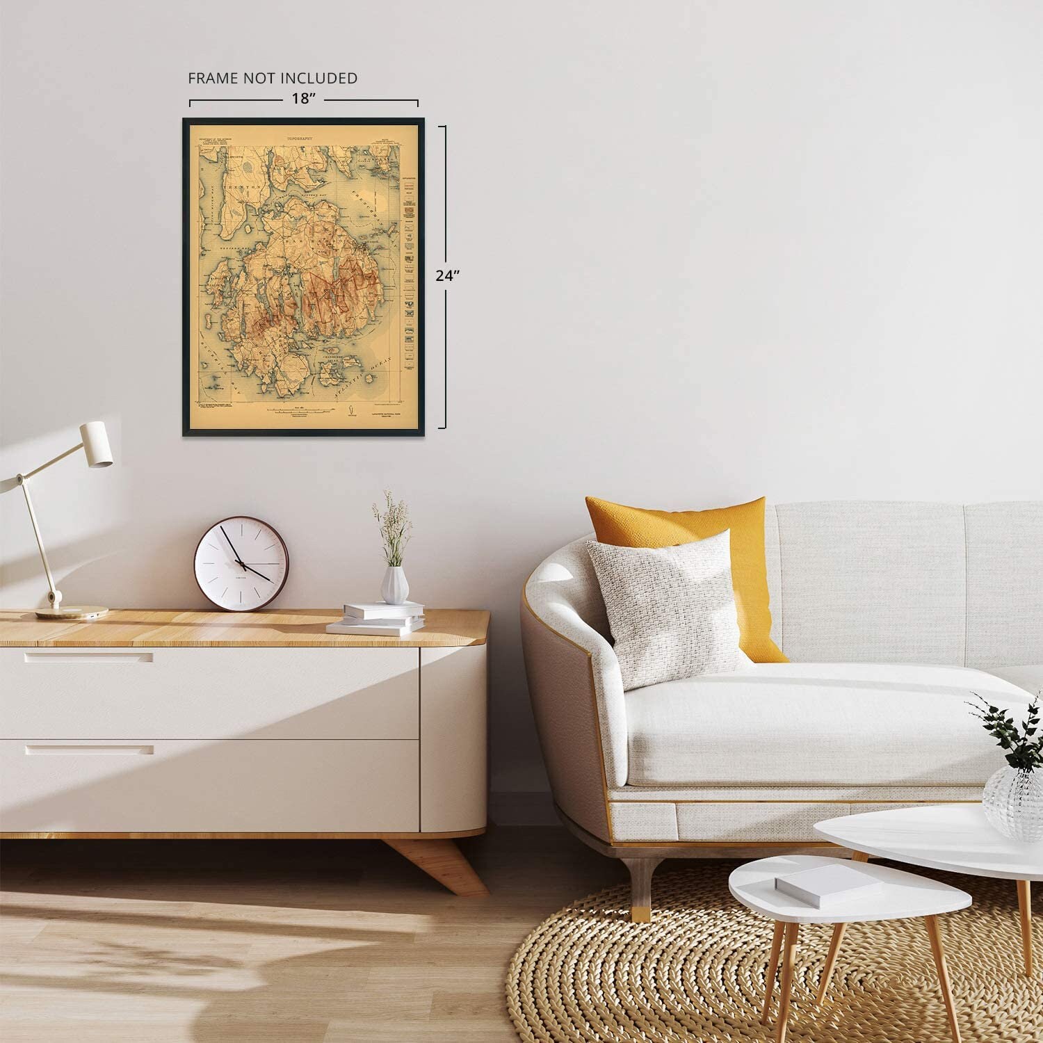 1922 Acadia National Park Map Vintage Map Acadia National - Etsy