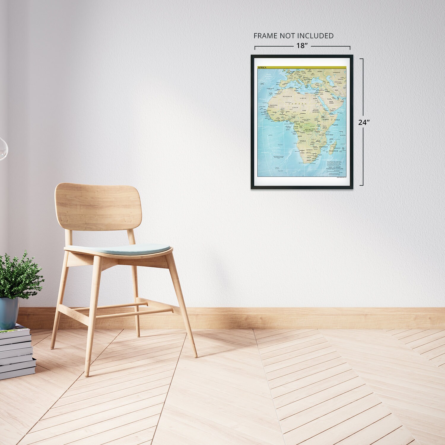 2021 Africa Map - Map of Africa Poster Print - Africa Wall Map - Africa ...