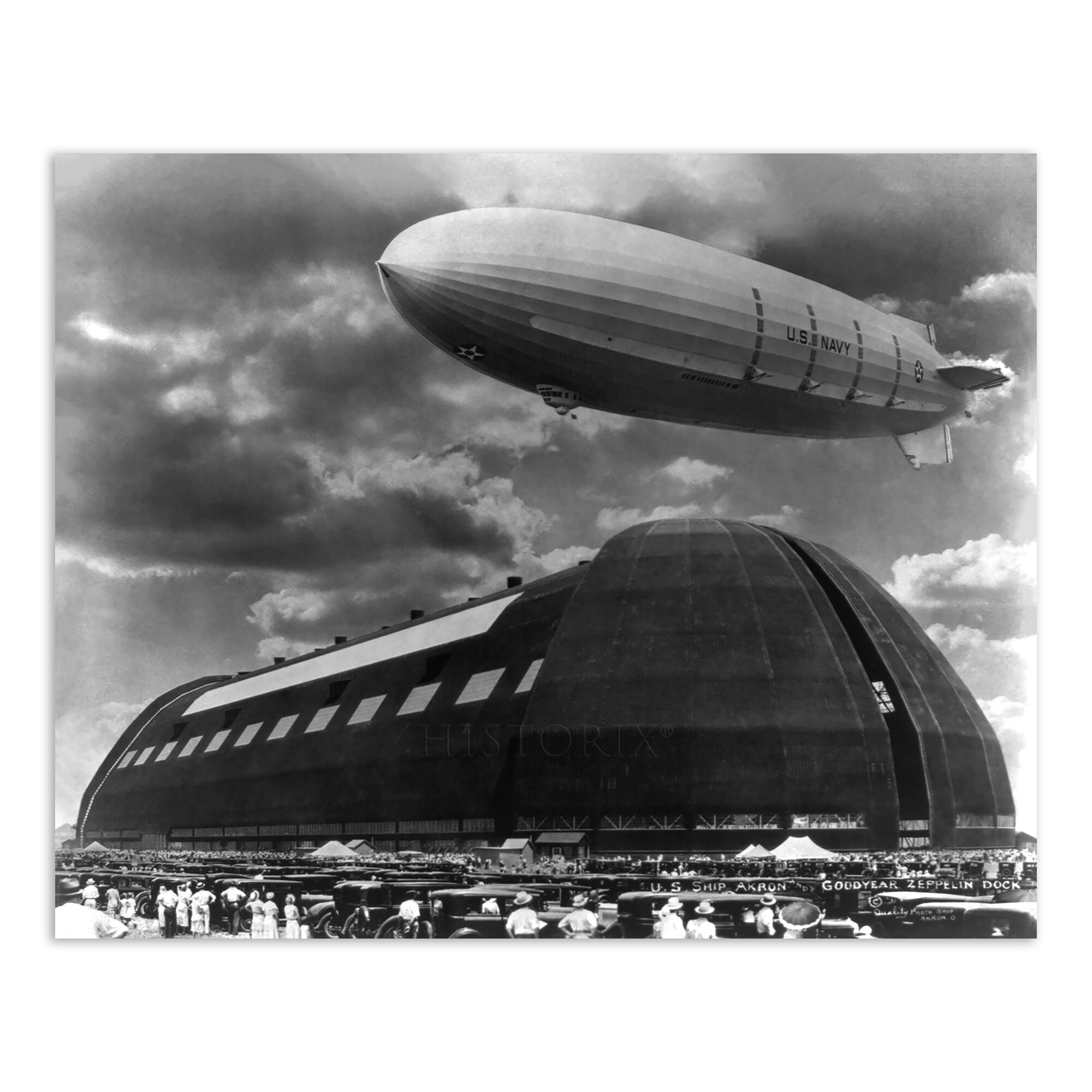 HISTORIX Vintage 1931 USS Akron Photo Print Vintage Photo of the US ...