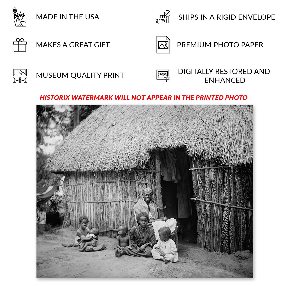 1903 A Native Hut in Puerto Rico Poster Photo Vintage Photo - Etsy