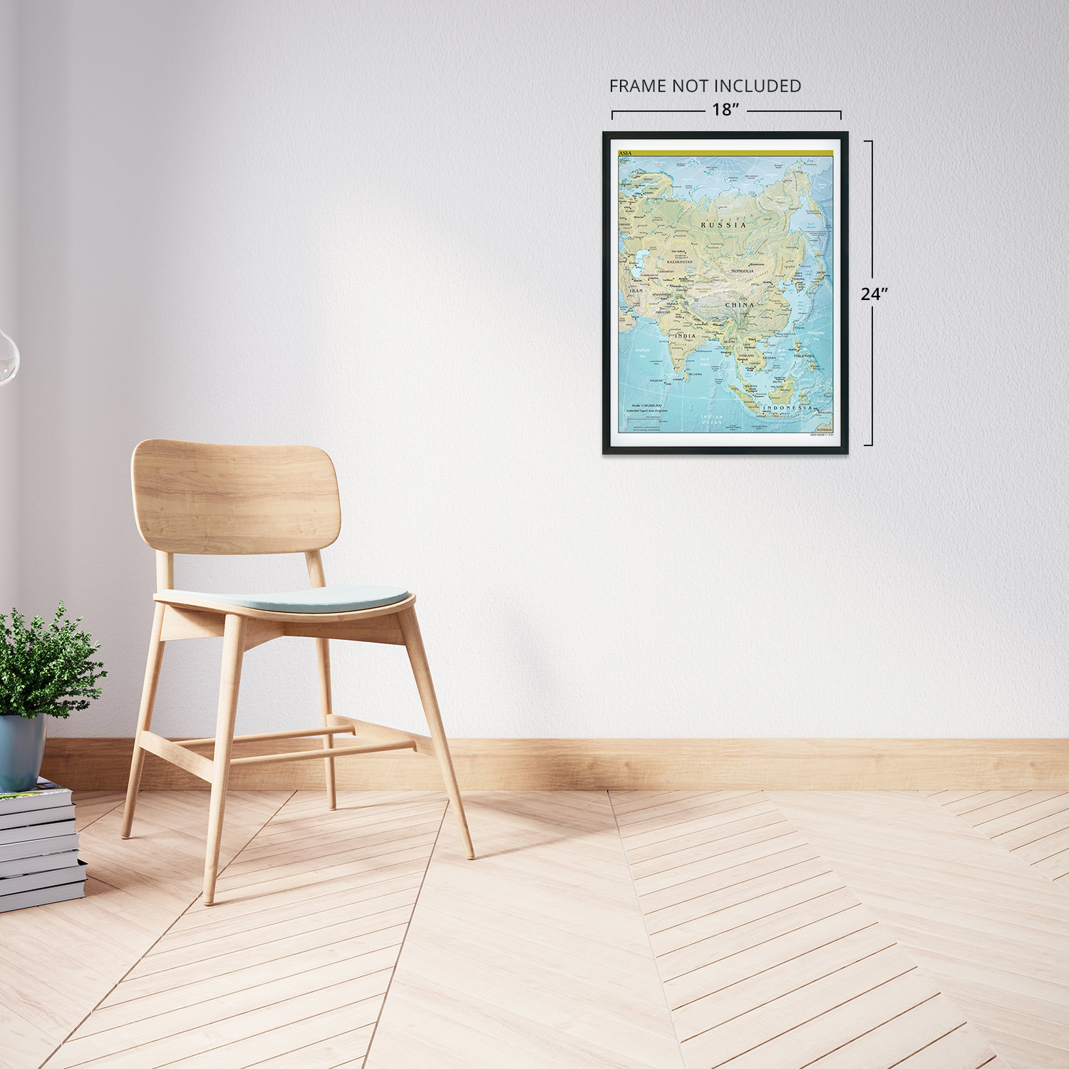 2021 Asia Map Countries of Asia Wall Map Map of Asia - Etsy