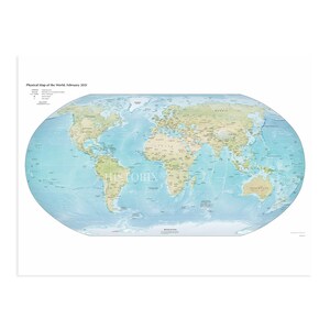 2021 World Map Poster - Map of the World Poster - World Map Wall Art ...