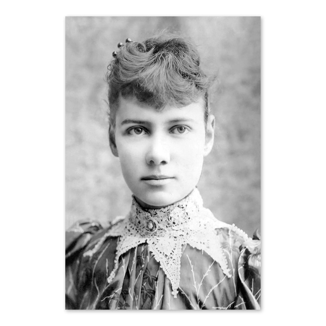 1890 Nellie Bly Photo Print - Vintage Portrait Photo of Journalist ...