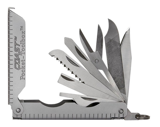 Coast Multi-tool Pocket Tool Box (jason Bourne Red Bag) - Etsy