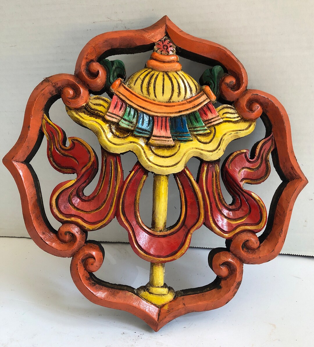 Handcrafted Wooden Good Luck Wall Hanging - Etsy