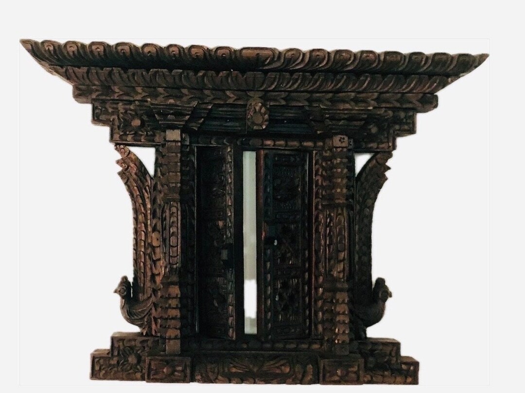 Wooden Golden Temple Door - Etsy