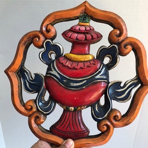 Handcrafted Wooden Auspicious Symbol - Etsy