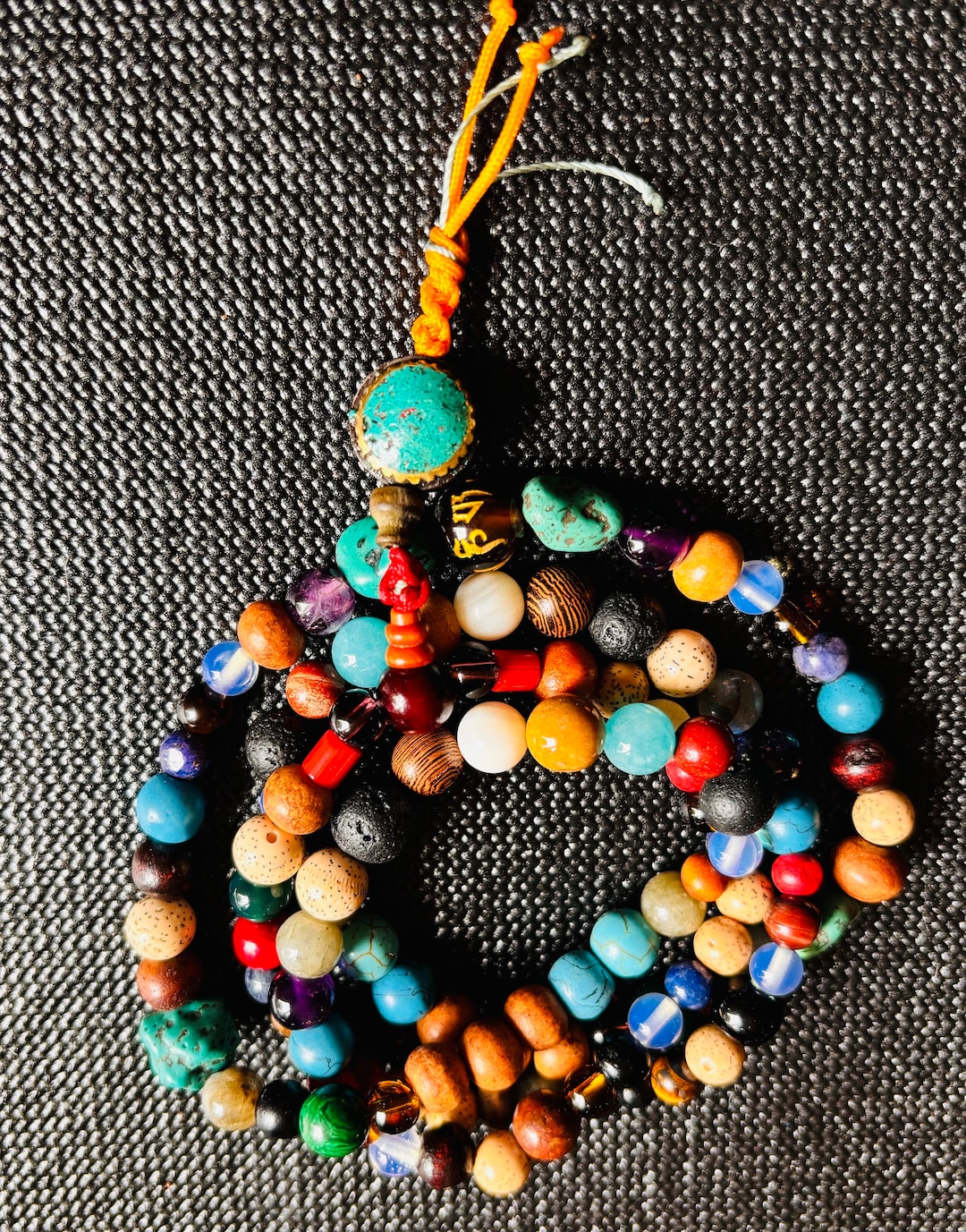 Tibetan Buddhist Old and Used Multiple Old Beads Prayer Bead. Counting ...