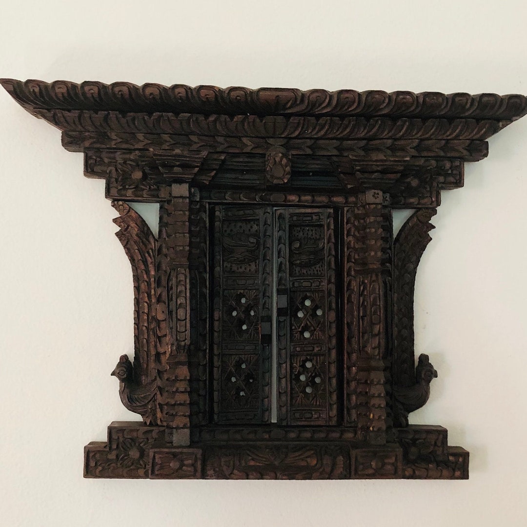 Wooden Golden Temple Door - Etsy