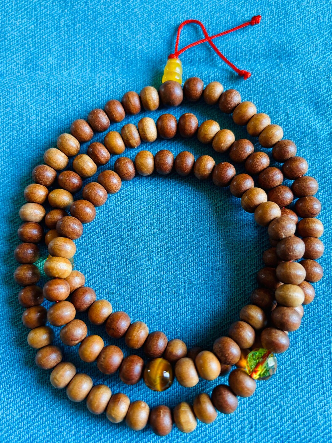 Tibetan Prayer Bead, Sandal Wood Beads Hand Made With Love and Prayers ...
