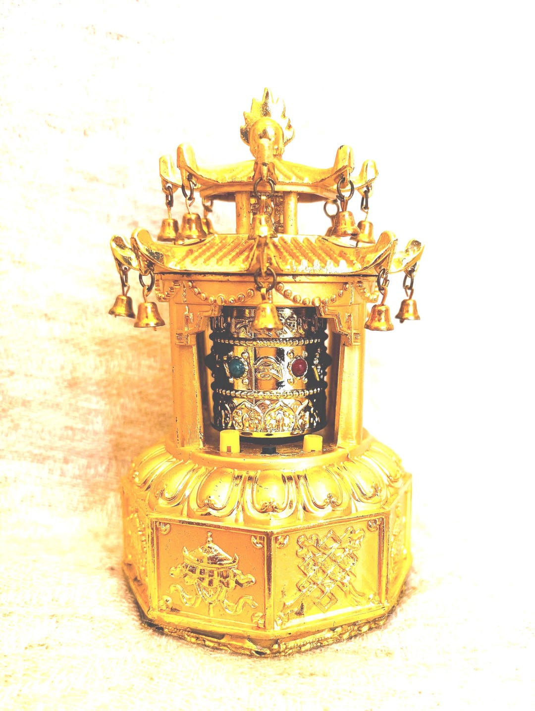 Solar Power Prayer Wheel - Etsy