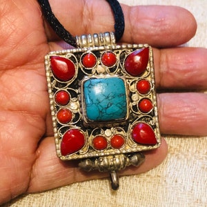 Traditional Tibetan Amulet Box - Etsy