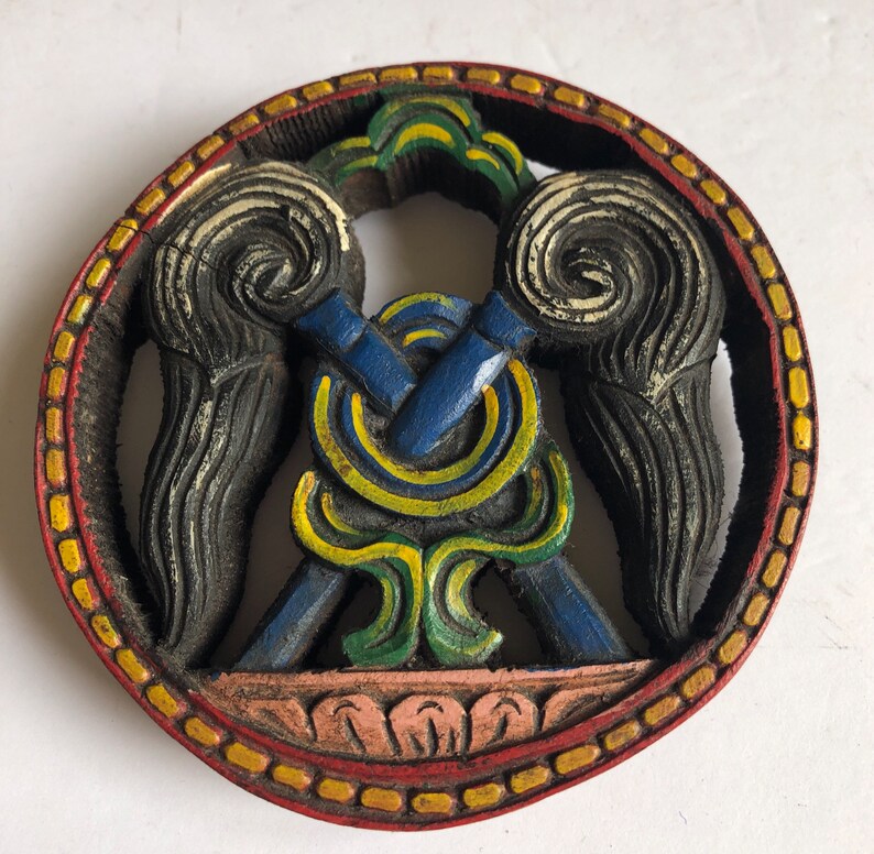 Wooden Auspicious Symbols - Etsy