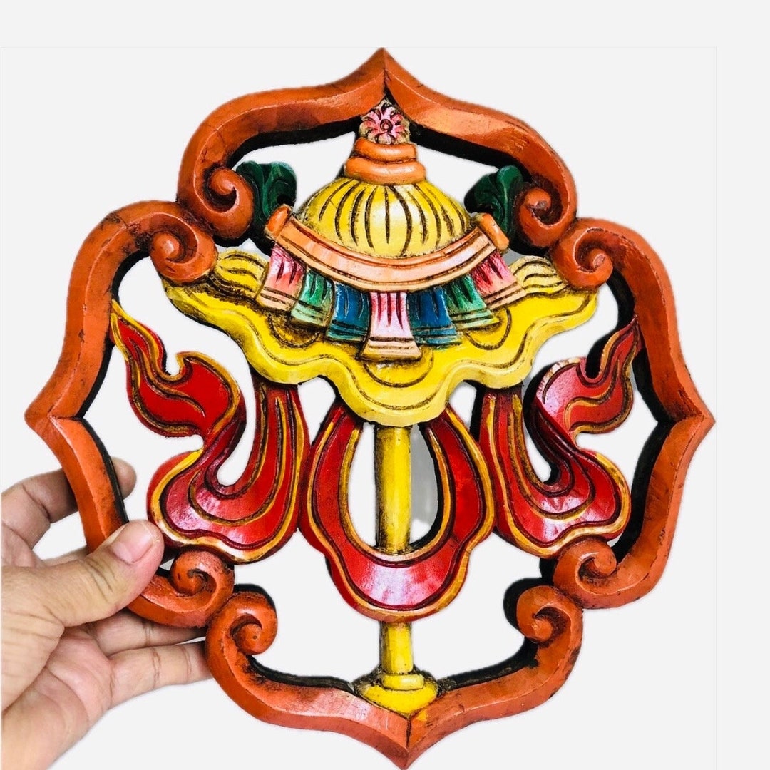 Handcrafted Wooden Good Luck Wall Hanging/ Protections Parasol ...
