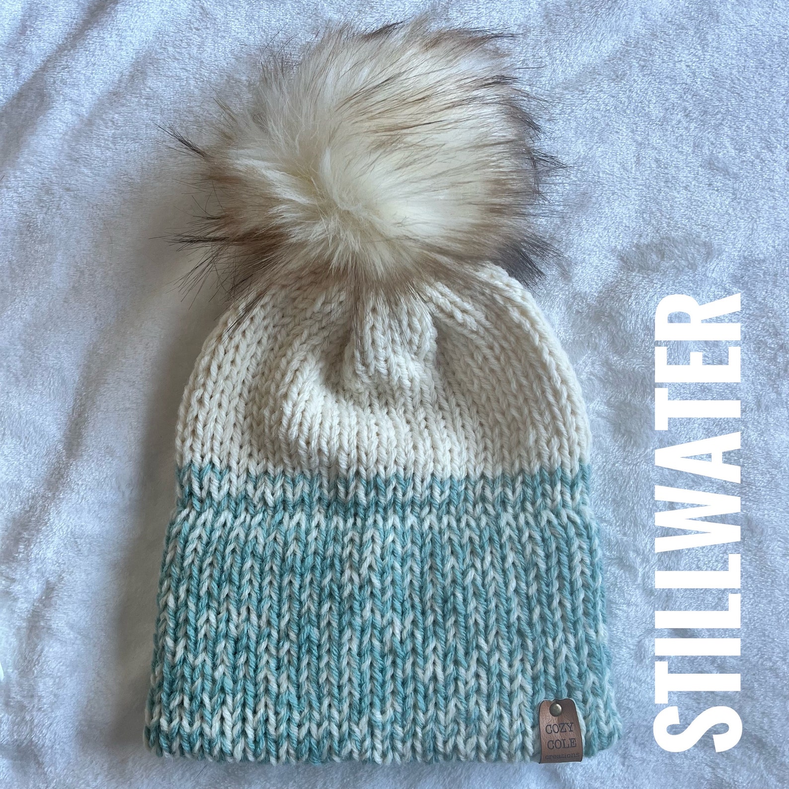Beginner Knitting Kit, Marled BADEN BEANIE, Easy Knit Hat Kit, DIY Knit ...