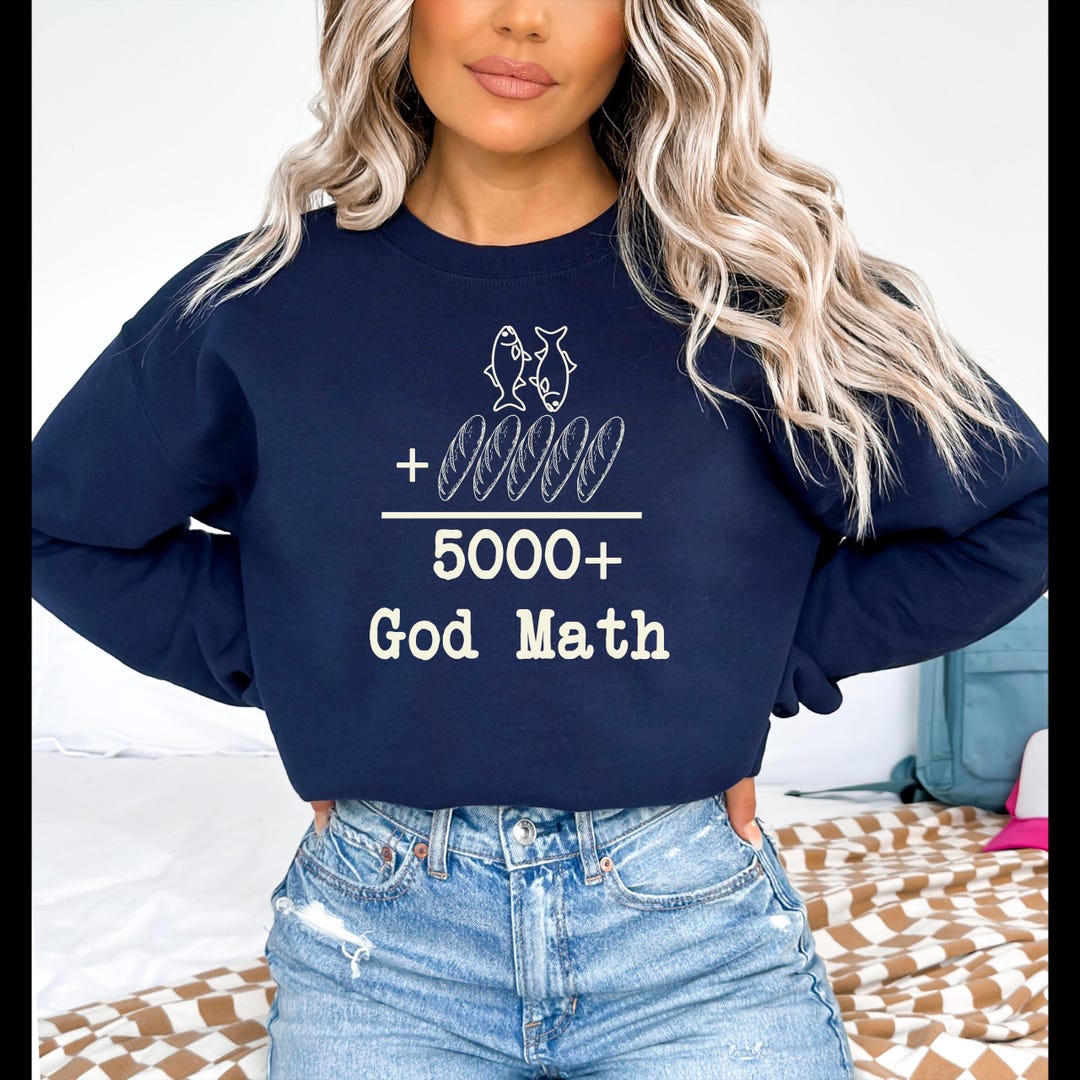 2 Fishes 5 Loaves - God Math - Digital PNG - Etsy