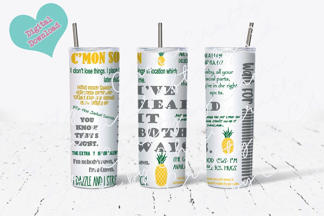 Psych - Sublimation Wrap 20 Oz Straight Tumbler Design - Etsy