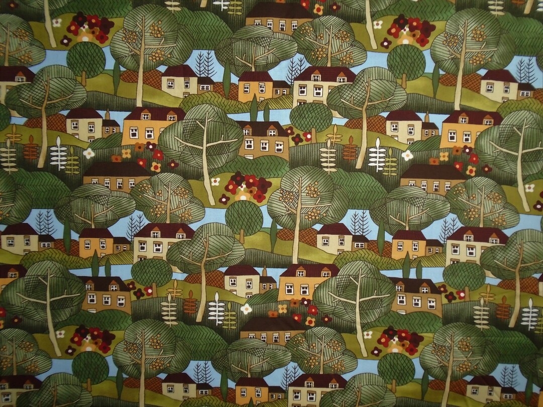 Folk Fabric, Gorgeous Vintage Colors and Cloth, Alexander Henry 1999 ...