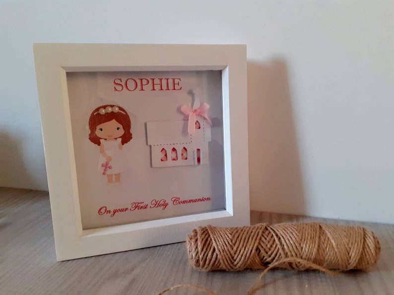 Personalised First Holy Communion Girl Frame / Personalized | Etsy