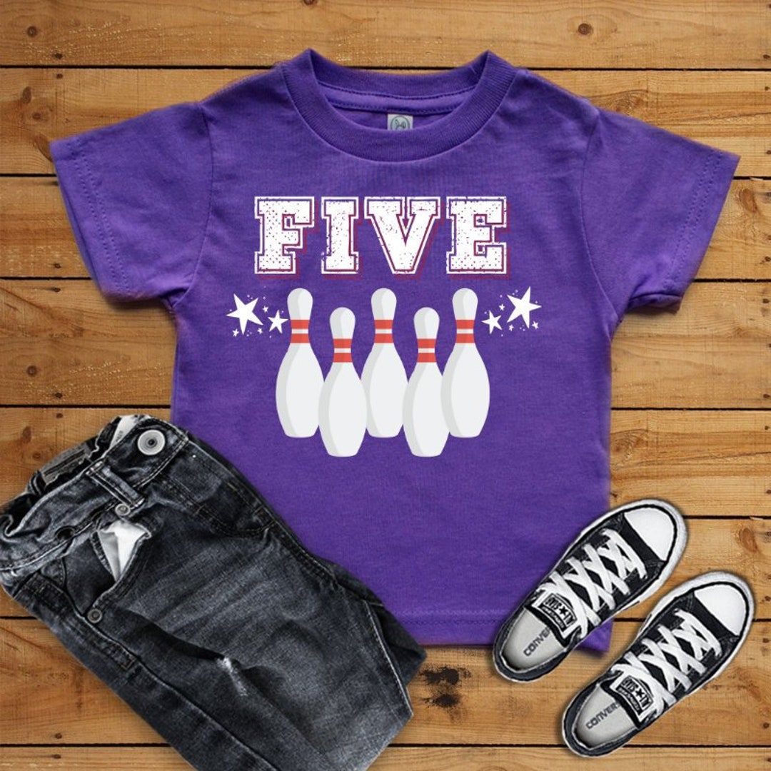 Kids Bowling Shirt, Bowling Shirt, Kids Birthday Shirt, Bowling Game ...