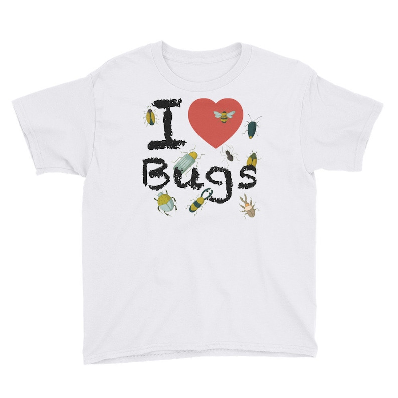 I Love Bugs / I Love Bugs Shirt / Bugs Youth Shirt / Birthday Gift ...