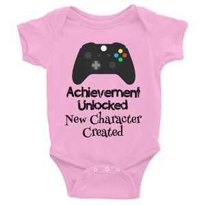Baby Bodysuit, Video Game Bodysuit, Gamer Outfit, Achievement Unlocked ...