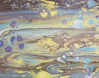 Abstract acrylic art | Etsy