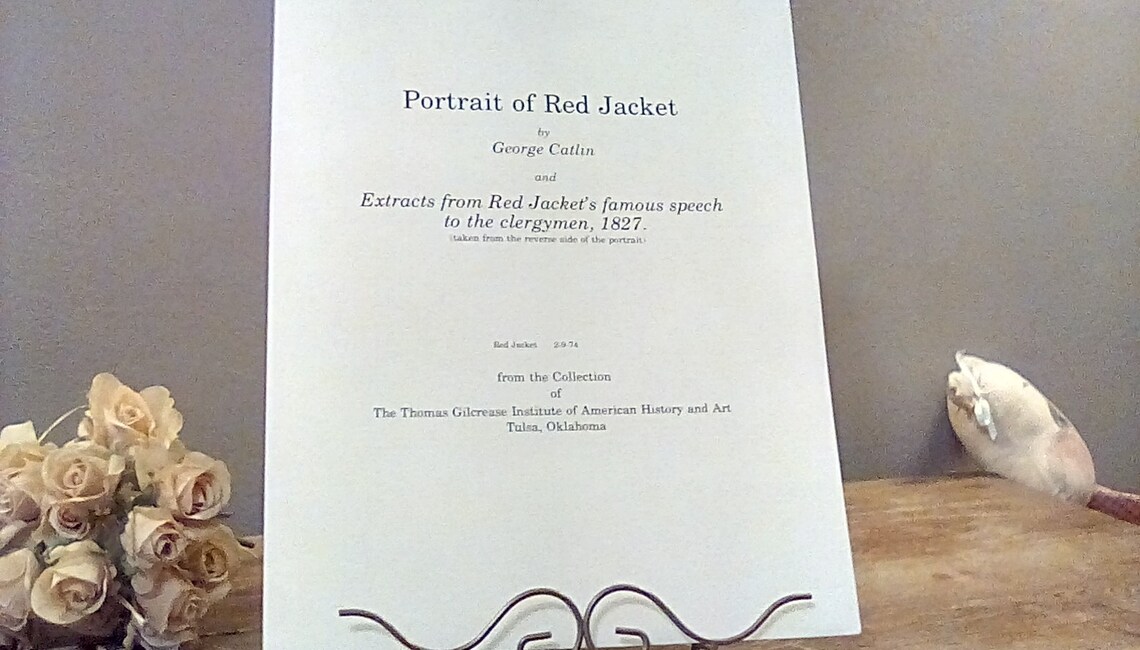 Museum Portfolio of Red Jacket Chief of the Seneca Tribe, George Catlin ...