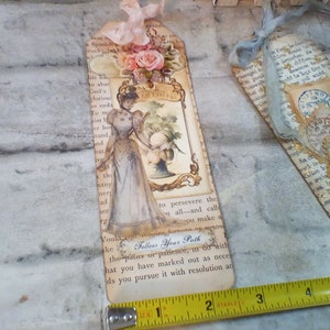 Vintage Book Page Tags, 3 Tags per Order, Ephemera for Junk Journals ...