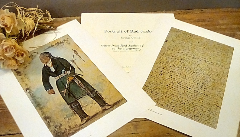 Museum Portfolio of Red Jacket Chief of the Seneca Tribe, George Catlin ...