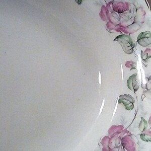 Vintage Large Porcelain Platter by Keystone Canonsburg, Queen's Rose ...