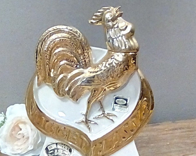 Vintage Golden Rooster Decanter, 10" Tall and 8 1/2" Wide Decanter ...
