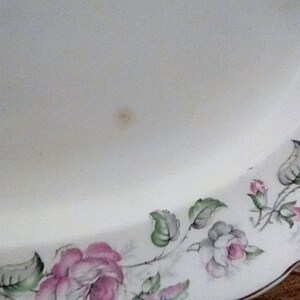 Vintage Large Porcelain Platter by Keystone Canonsburg, Queen's Rose ...