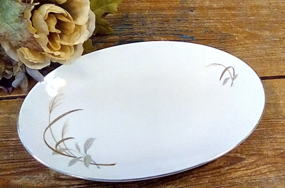 Vintage Porcelain Platter by Vogue China Company USA 9 - Etsy