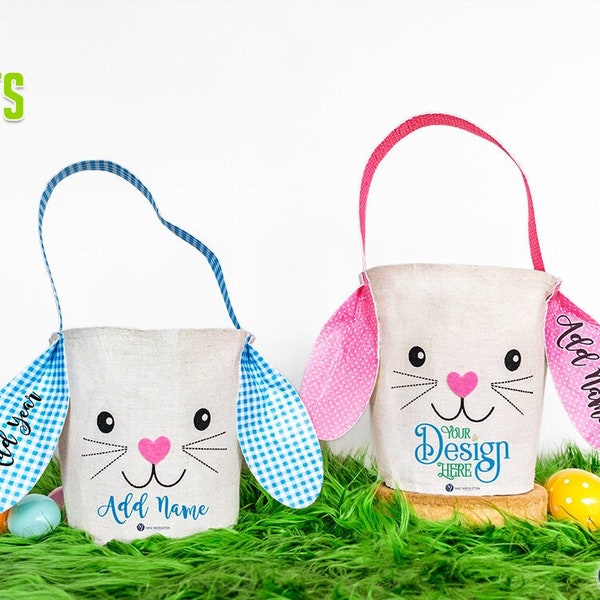 Easter Bunny Basket - Etsy