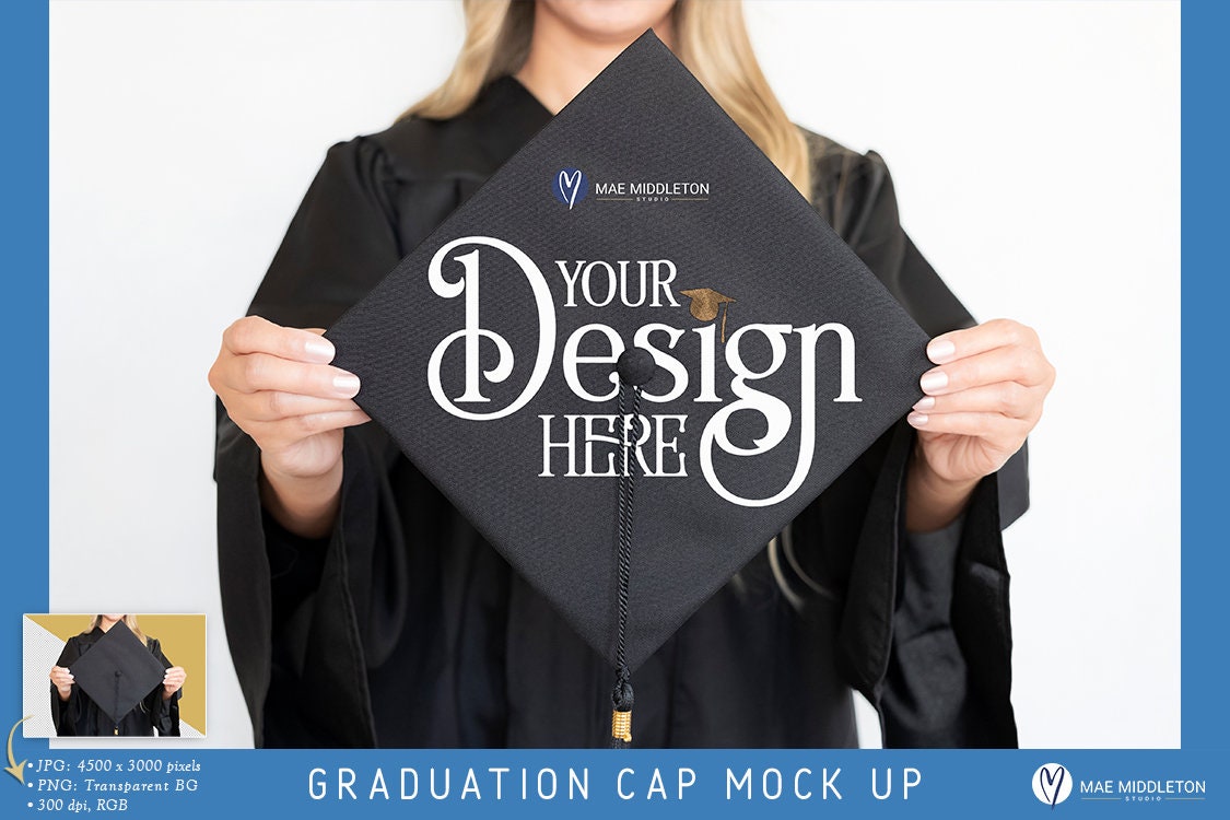 Graduation Cap Mockup | Styled Photo - Etsy