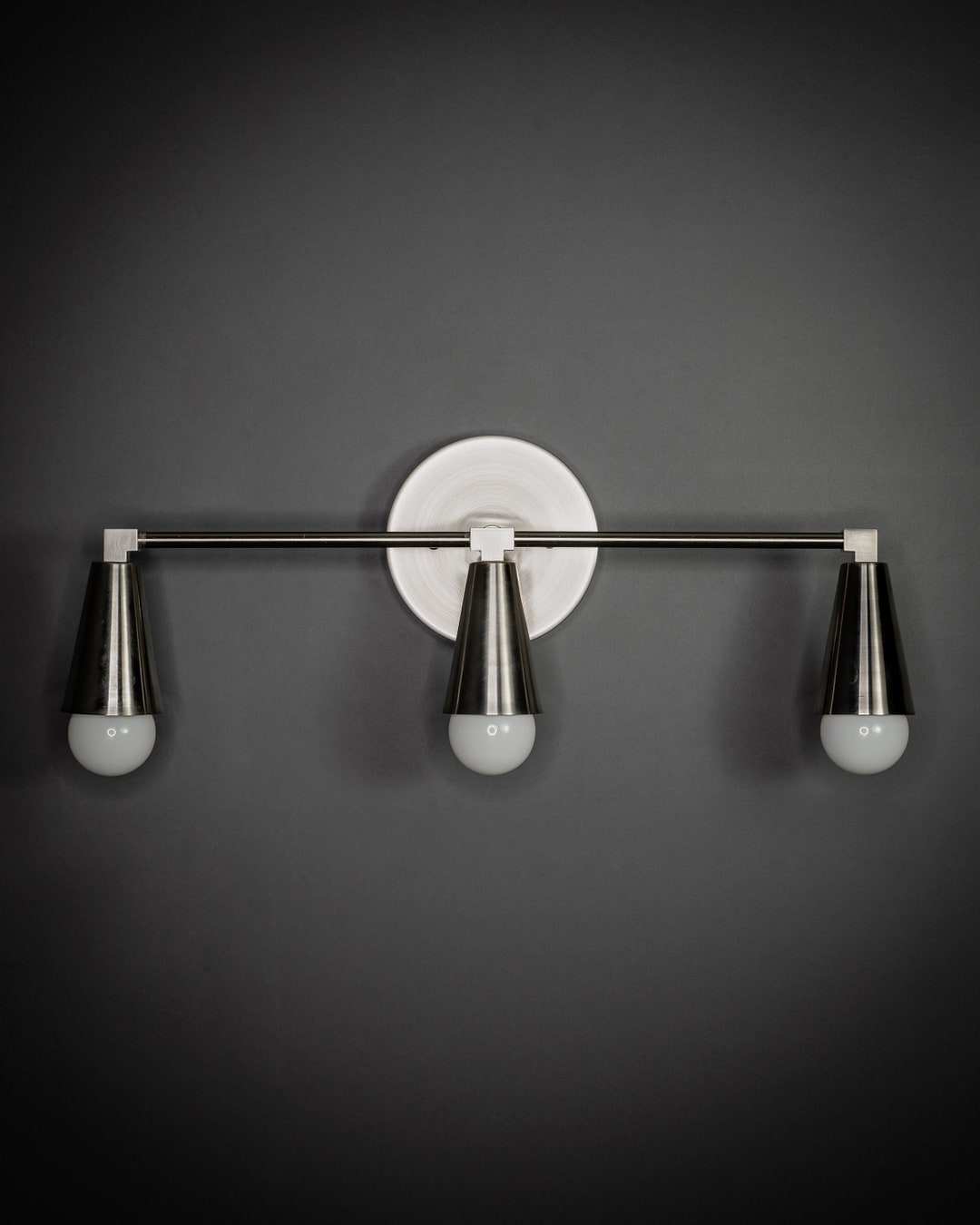 Castor 3 Cone Vanity Bathroom Light - Etsy