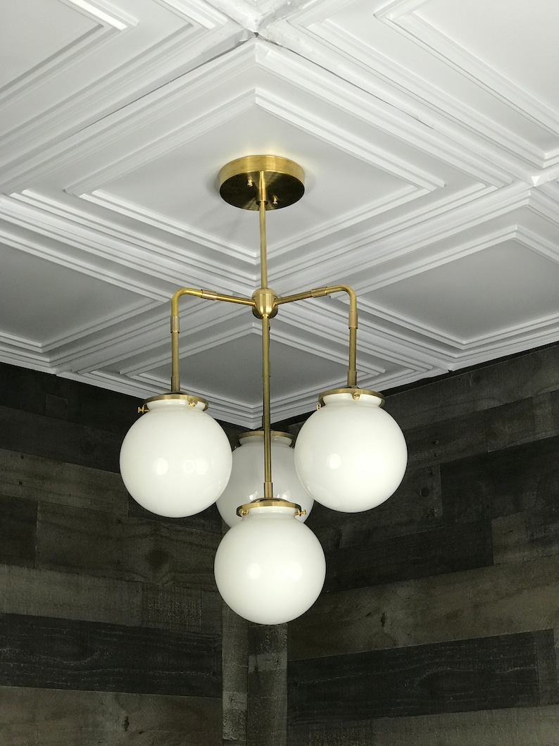 Loco Modern Sputnik 4 Light 6 Inch Globe Mid Century Industrial ...
