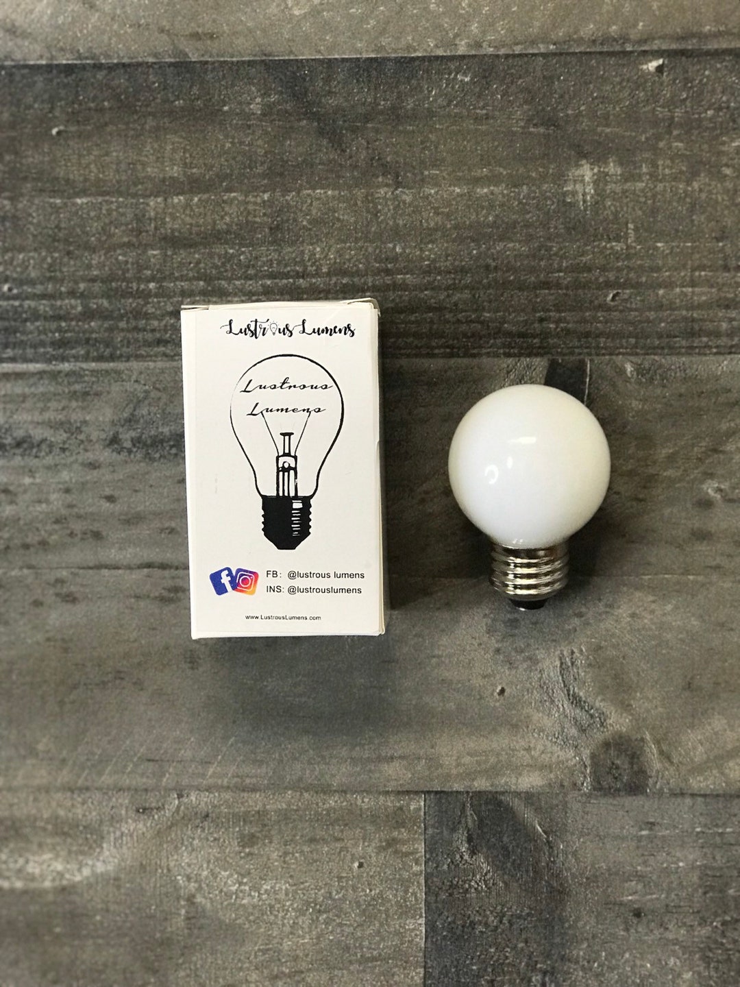 G16 LED 4.5W E26 Dimmable Medium Base Bulb - Etsy